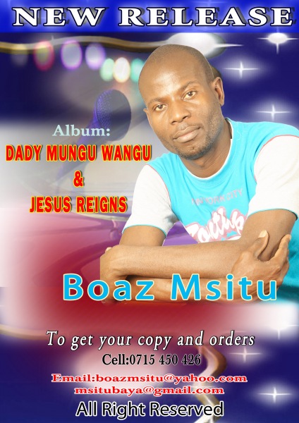 Boaz Msitu ⚜ Online songs and bio of the artist — mdundo.com