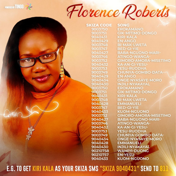 Florence Robert ⚜ Online songs and bio of the artist — mdundo.com